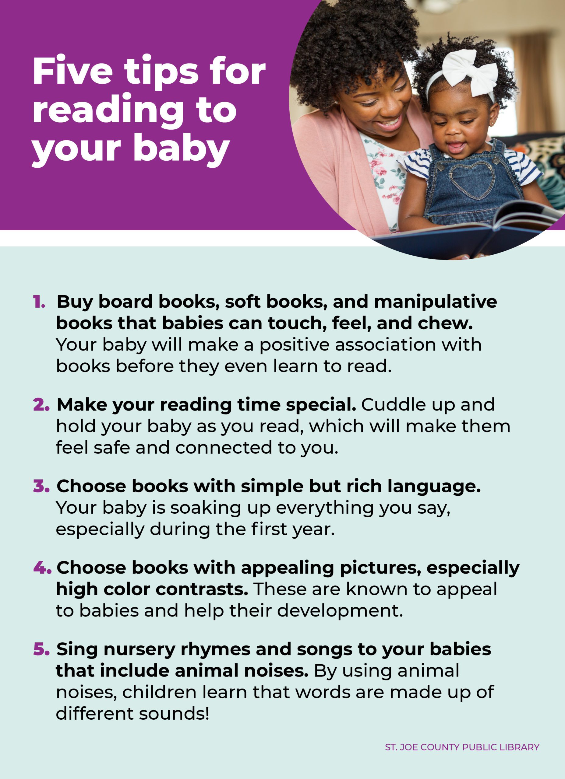 You and Your Baby: A Reading Journey – St. Joe County Public Library